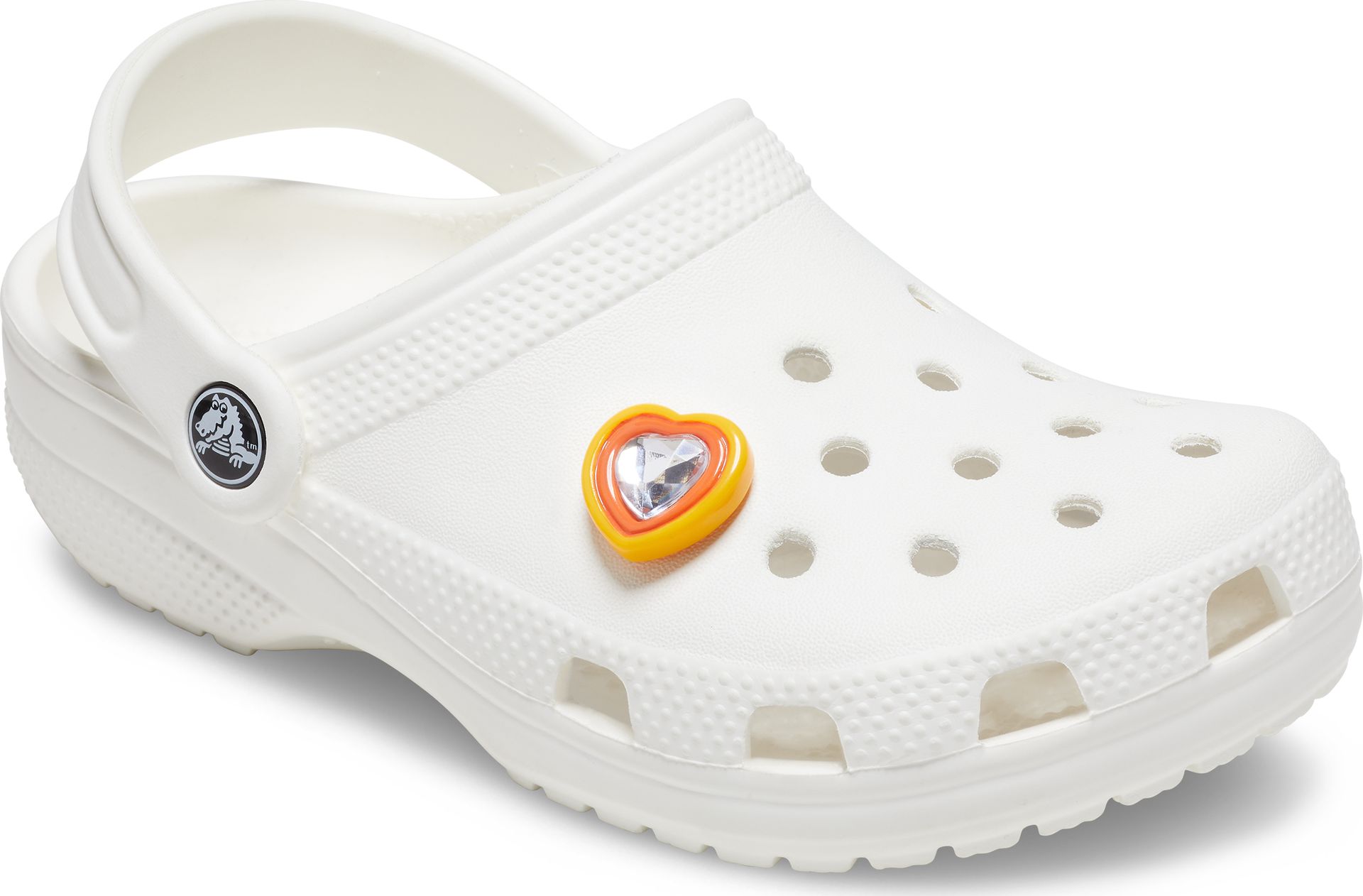 Crocs™ Yellow Orange Heart Gem | crocs.lv